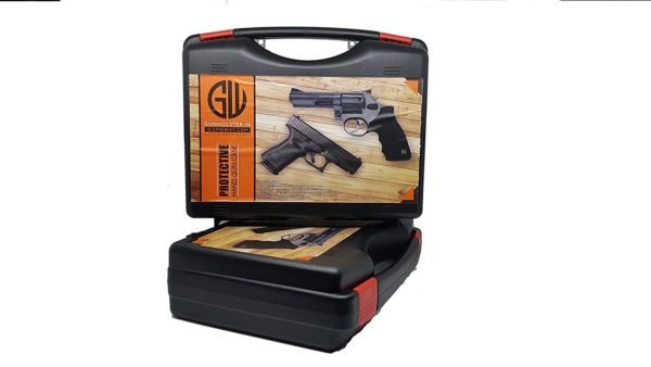 PISTOL & REVOLVER PROTECTIVE HAND GUN CASE BOX - Gunholster