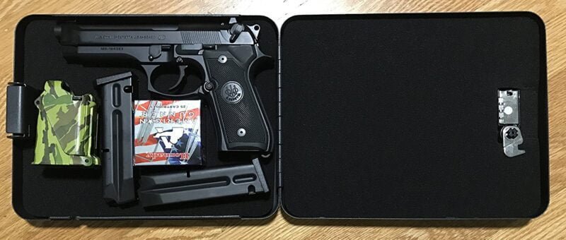 Handgun Safe Vault Security Pistol & Revolver Safety Case With ...