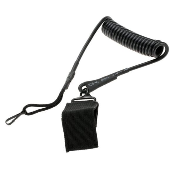 Tactical Pistol Hand Gun Secure Elastic Lanyard Spring Sling With Magic ...