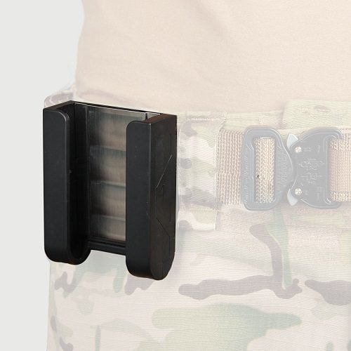 Tactical Shot Shell Holder Carrier 12 Gauge Waist Belt Clamp - Gunholster