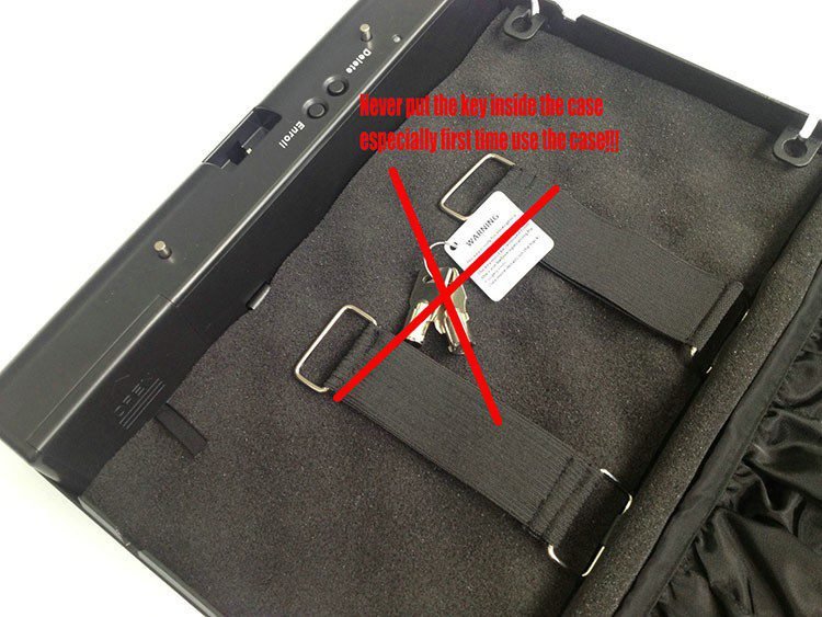 Handgun Safe Vault Security Pistol & Revolver Safety Case With ...