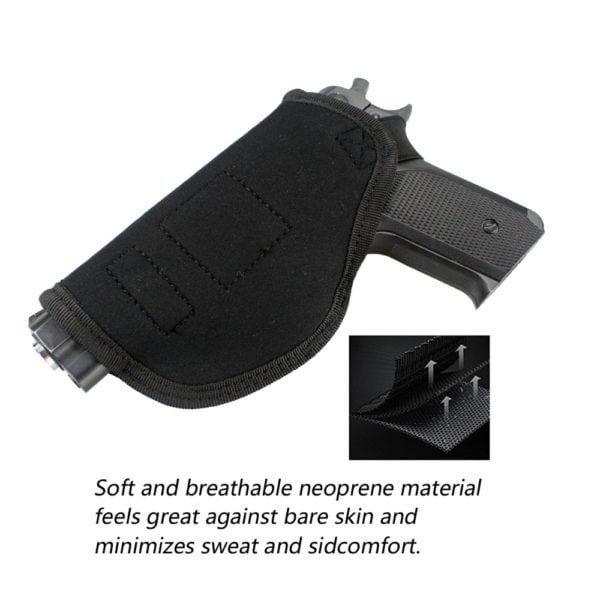 Universal Neoprene IWB Handgun/Pistol Holster With Mag Pouch - Gunholster