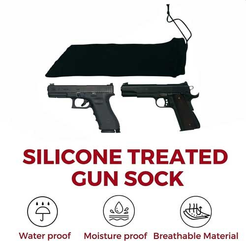 Handgun Pistol Revolver Gun Socks Firearm Protection - Gun Socks ...
