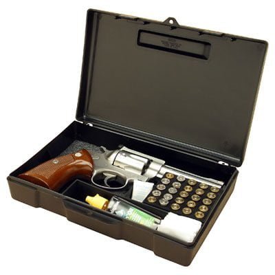Lockable Handgun Storage Box MTM Handgun Case - Gunholster