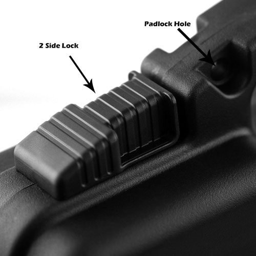 PISTOL & REVOLVER PROTECTIVE HAND GUN CASE BOX - Gunholster