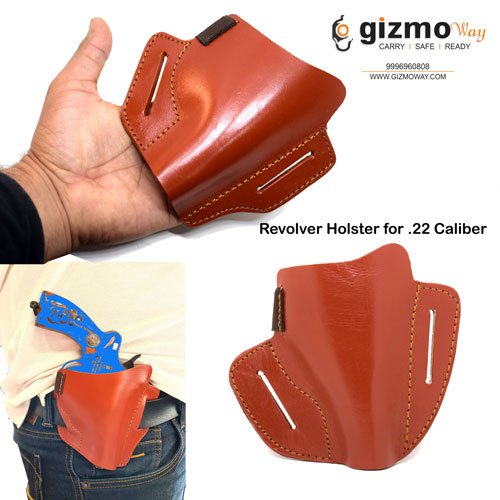 GunAlly Quick Defense Small Size 2.25 in Revolver holster Fit IOF .22 ...