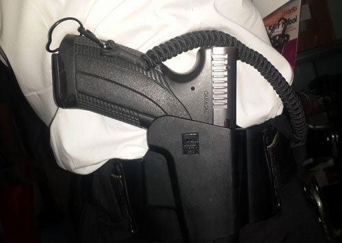 Tactical Lanyard Telescopic Sling Pistol Hand Gun Secure Lanyard ...