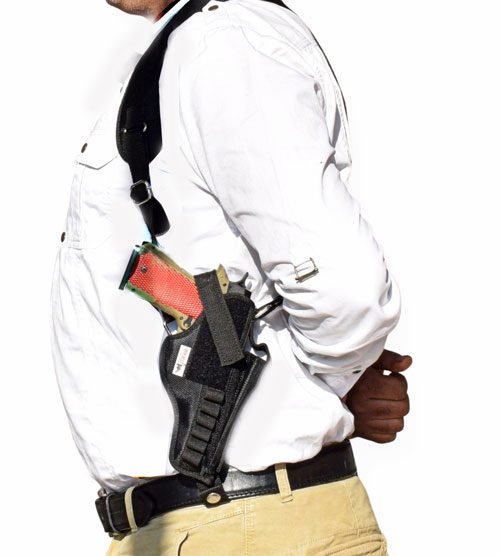 GunAlly Vertical Shoulder Holster For 1911 or Similar Size Handgun ...