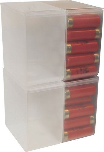 SHELL STACK 25 RD. COMPACT SHOTSHELL STORAGE BOX - SS25-00 Ammo Box ...
