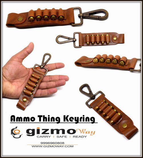 GunAlly Ammo Thing Keyring Leather - Gunholster