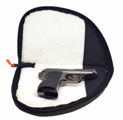 GunAlly Pistol/Revolver Carrying Bag with Soft Padded Wool - Gunholster
