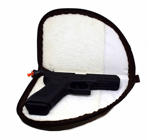 GunAlly Pistol/Revolver Carrying Bag with Soft Padded Wool - Gunholster