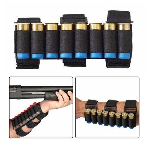 Shotgun 12 Bore Shell Holder Adjustable Shooters Forearm or Buttstock ...