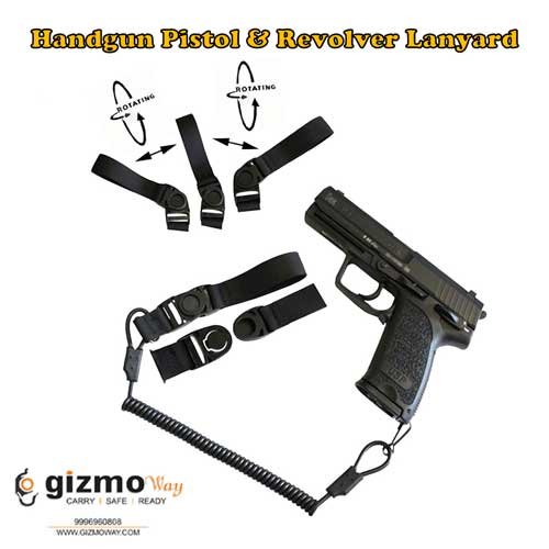 Handgun Safety Sling Rope Pistol & Revolver Lanyard - Gunholster