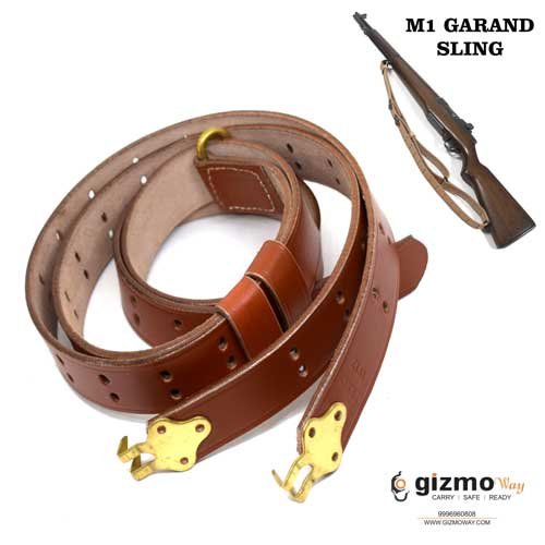 US M1 Garand Rifle Leather Sling Gun Rifle Sling - Gunholster
