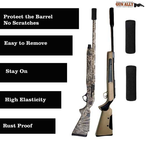 GunAlly Gun Barrel Safety Muzzle Knitted Elastic Cover - Gunholster