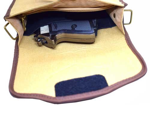 GunAlly Shoulder Bag for Concealed Gun Carry - Gunholster
