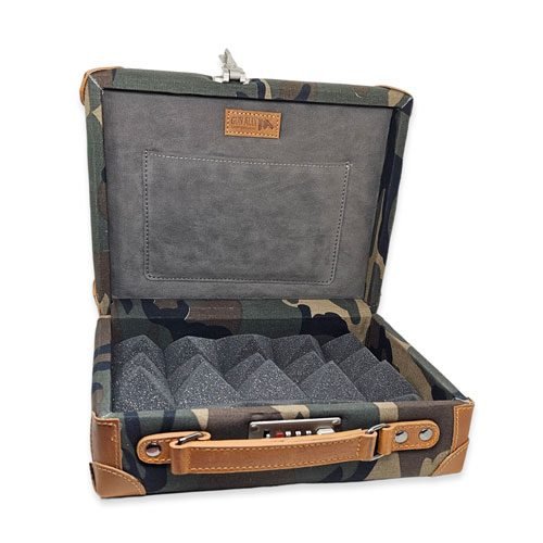 GunAlly Handgun Storage Combination Lock Gun Safe Box Militry Style ...