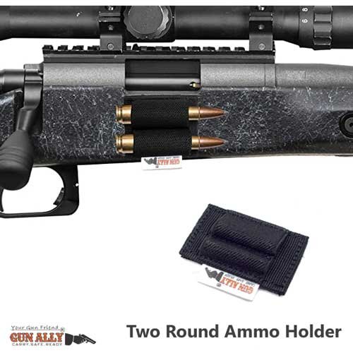 GunAlly 2 Round Ammo Holder for Rifles - Gunholster