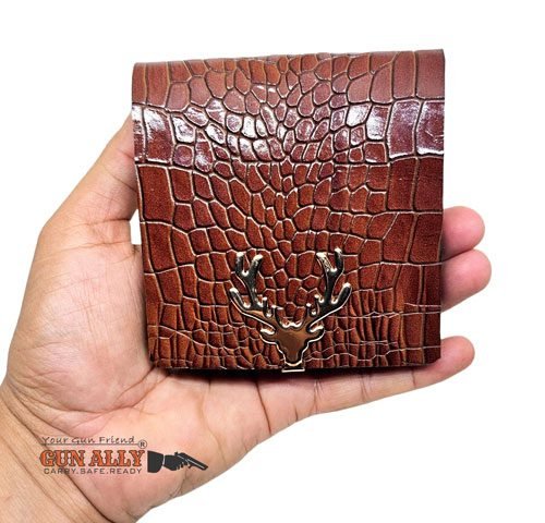 GunAlly Premium Leather Rifle Ammo Carry Bullet Pouch Wallet - Gunholster