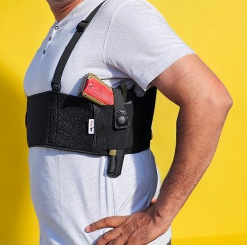 GunAlly Concealed Carry Shoulder Gun Holster Elite Duty Ventilated ...