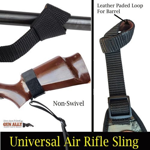 GunAlly Universal Air Rifle Sling Non-Swivel Rifle Sling - Gunholster