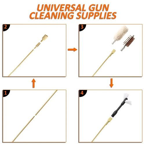 GunAlly Cleaning Kit for All Guns, Universal Gun Cleaning Supplies with ...