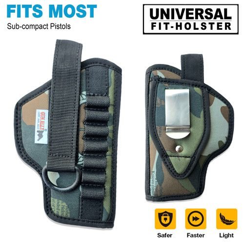 GunAlly CAMO -UNIVERSAL Holster For Small to Big Handgun - Gunholster